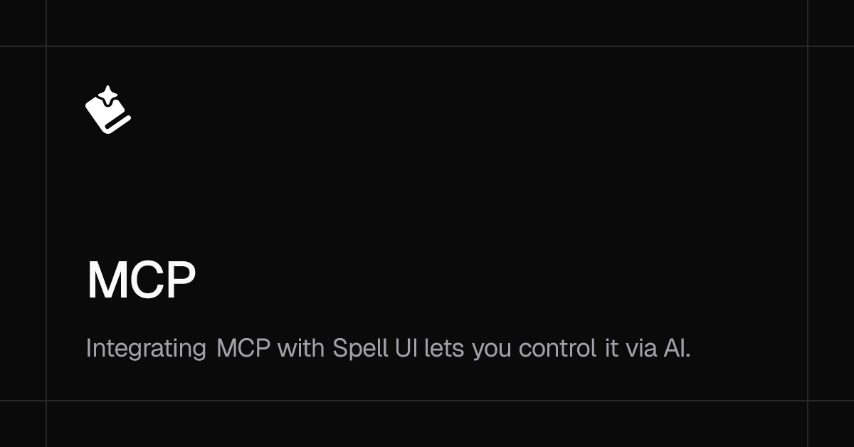 MCP | Spell UI